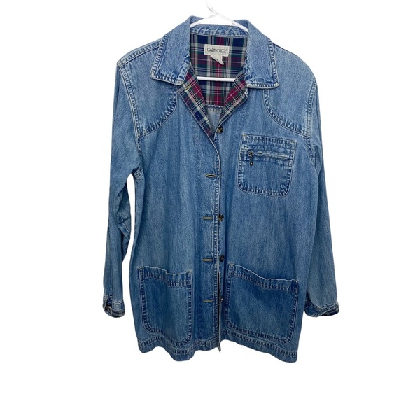 Vintage | Jackets & Coats | Vintage Denim Barn Jacket Field Jacket Size ...